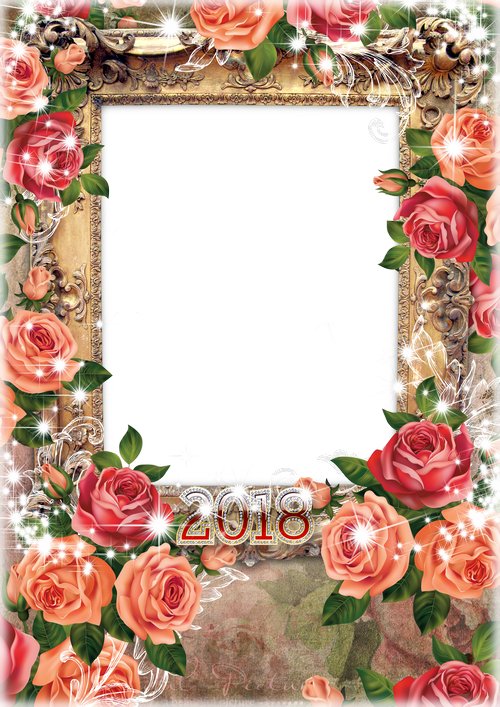Romantic photo frame psd png 2018 - Romantic portrait