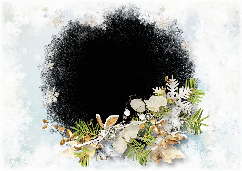 Frame for Photoshop - Christmas night just for us. Transparent PNG ...