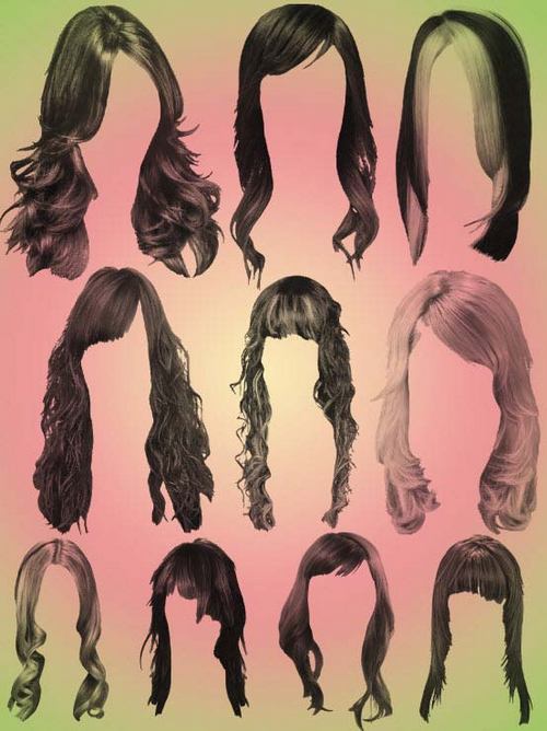 Download Collection Free Photoshop Brushes - Women's Hair, long and ...