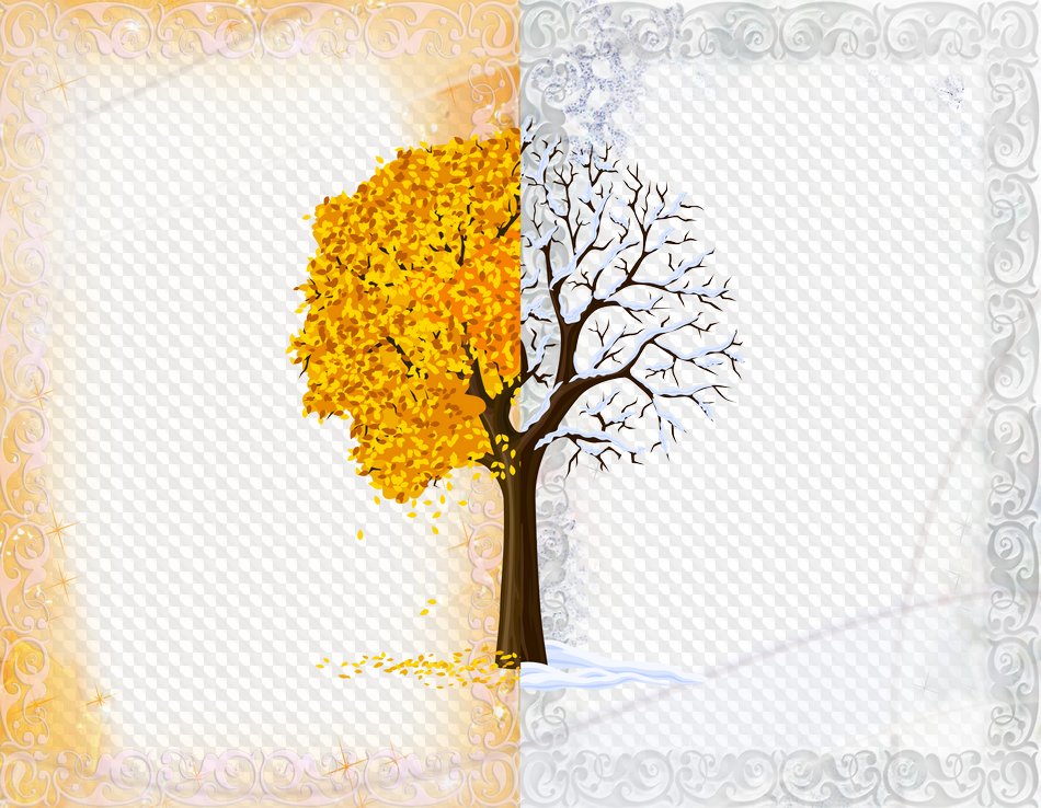 Photo Frame Autumn - Winter