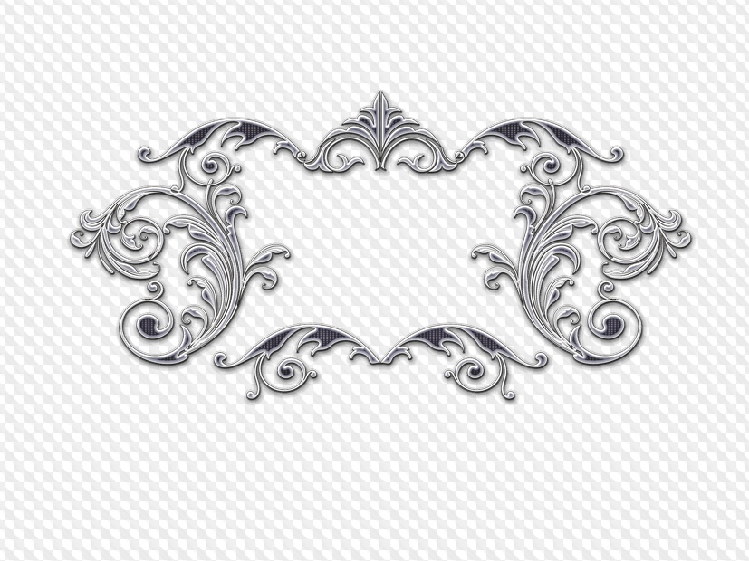 Silver design elements png ( free design elements png, transparent ...