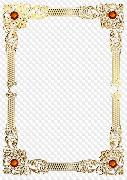 Set of metal, gold and silver, png frames with jewels png for Photoshop ...