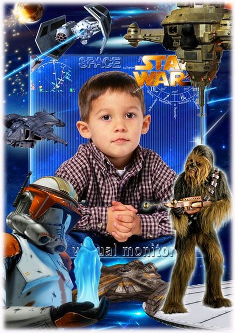 Star Wars Photo frame PSD, PNG