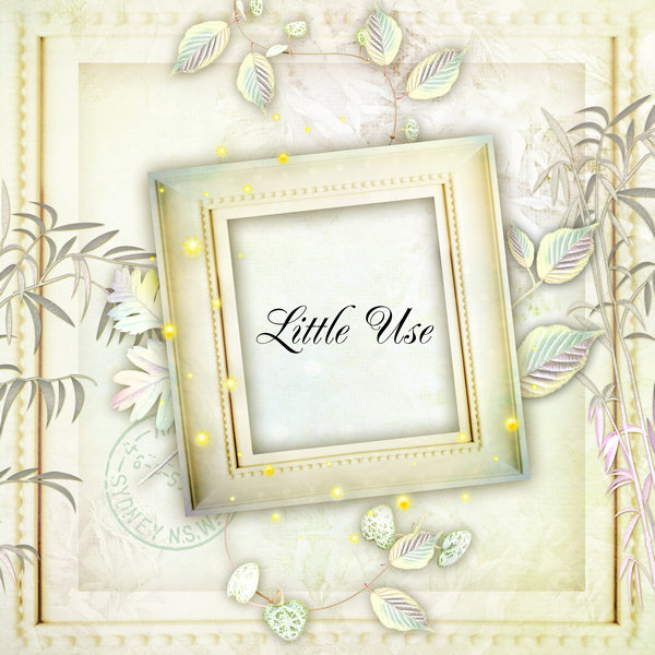 PSD Photo frame sunny day