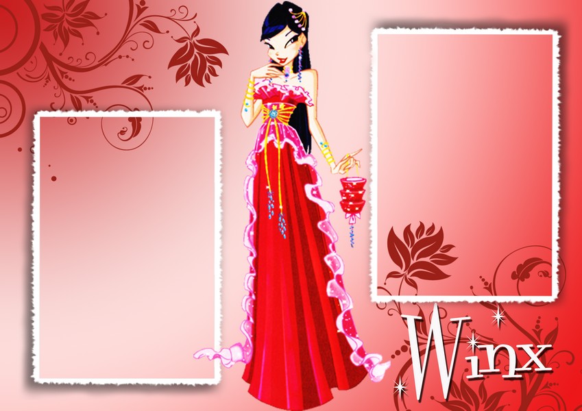 6 PSD, Photo frames Winx