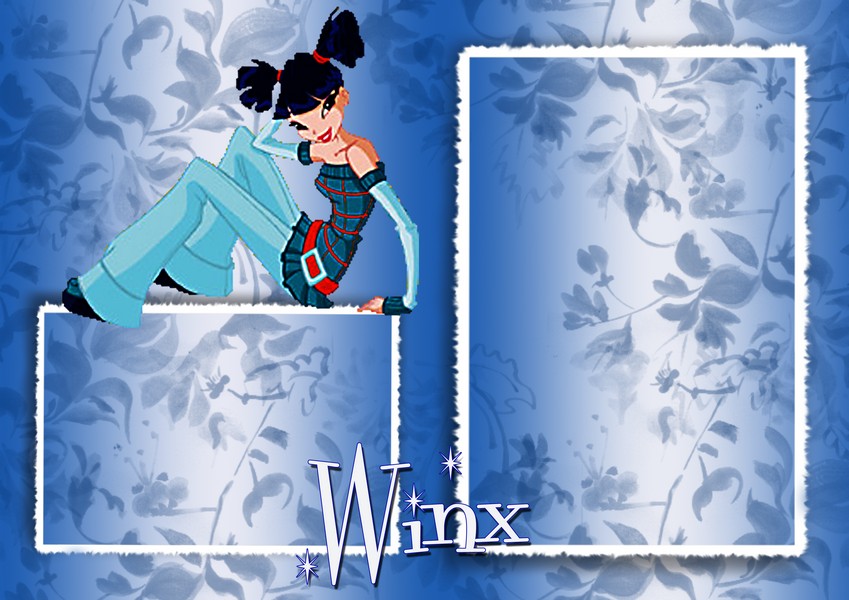 6 PSD, Photo frames Winx