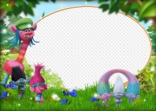 Cartoon characters, photo frame. Transparent PNG Frame, PSD Layered ...