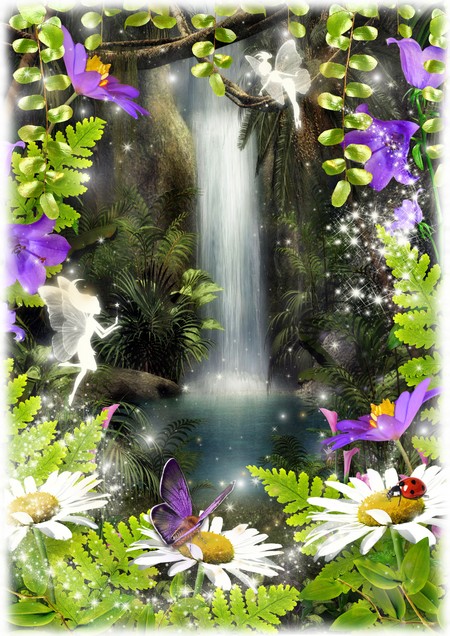 Fairytale forest, photo frame