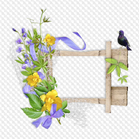 Flower frames png Flower clusters png