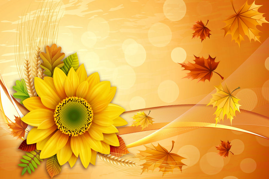 PSD, Autumn background for Photoshop