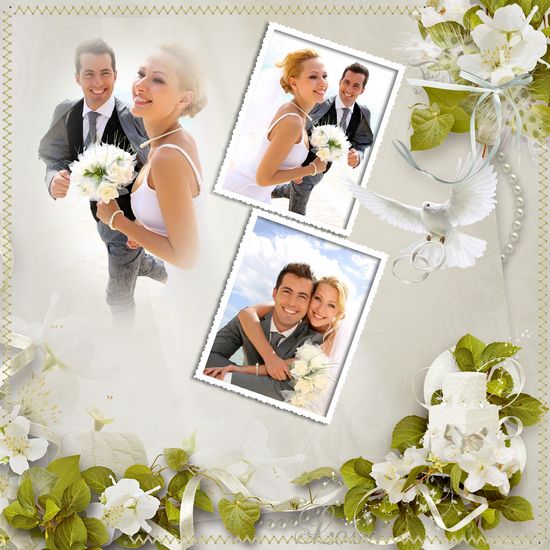 Wedding frame PSD