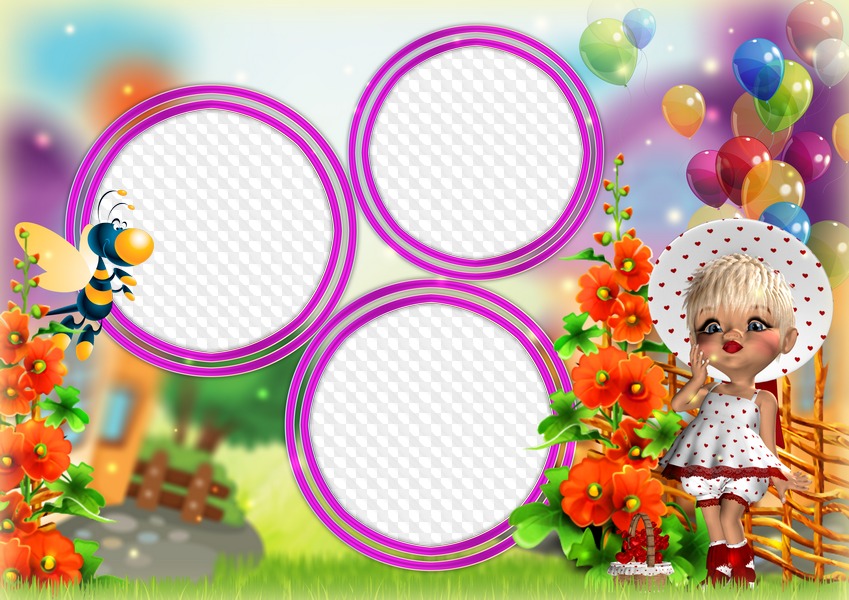 Baby, photo frame template