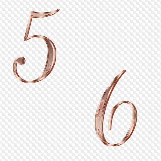 Bronze Alphabet, letters, numbers and punctuation. PNG on transparent ...