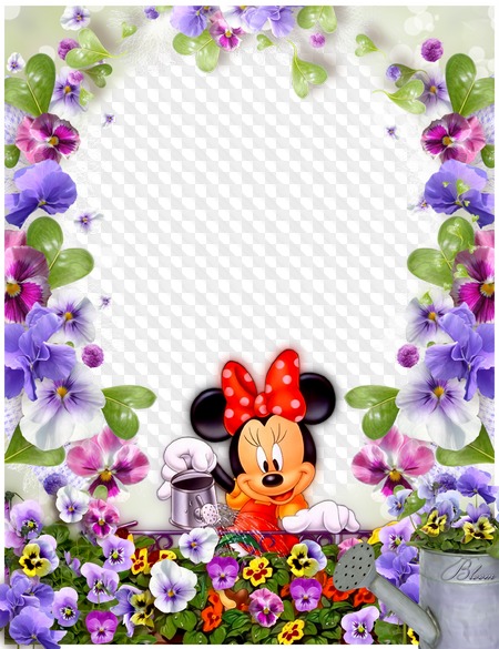 Wonderful morning with Minnie Mouse photo frame