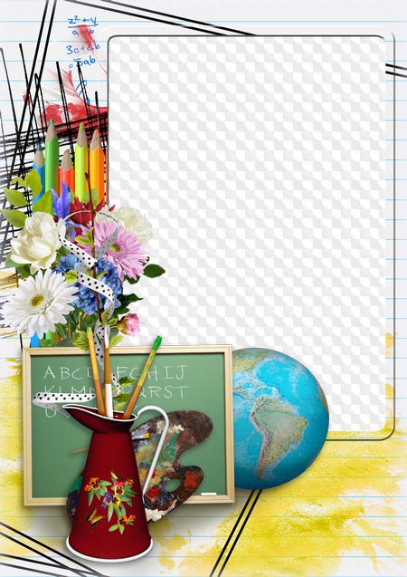 School Frame for Photoshop
