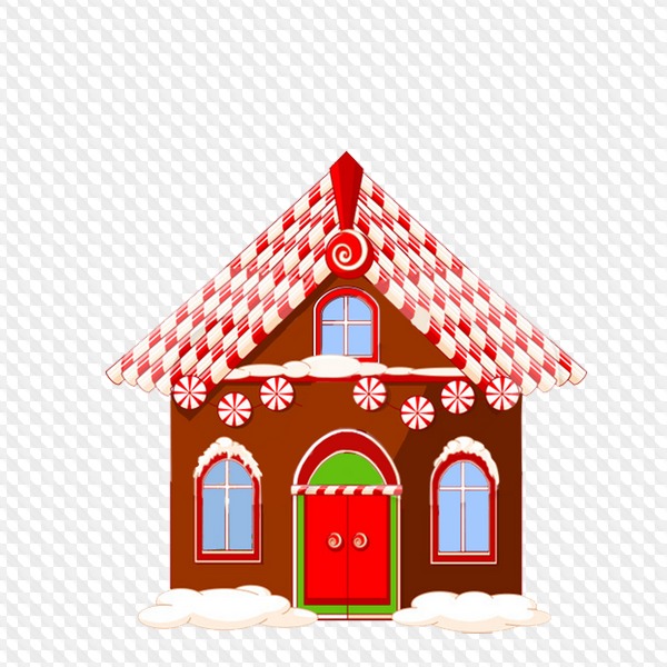 37 PNG, Winter Houses in snow with transparent background