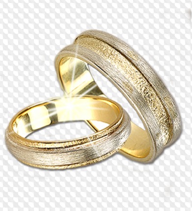 PSD, 38 PNG, Wedding objects on transparent background