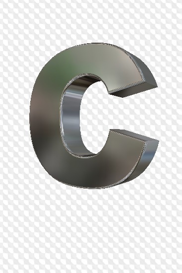 80 PNG, 3D metal Alphabet, letters, numbers and punctuation on ...