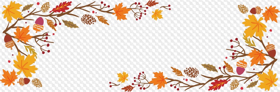 Autumn compositions, leaves, landscape elements, overlays on ...