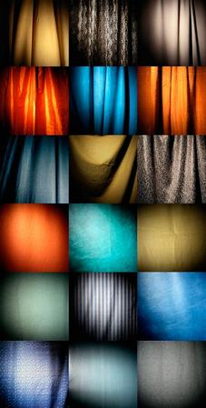 Multi-colored studio backgrounds