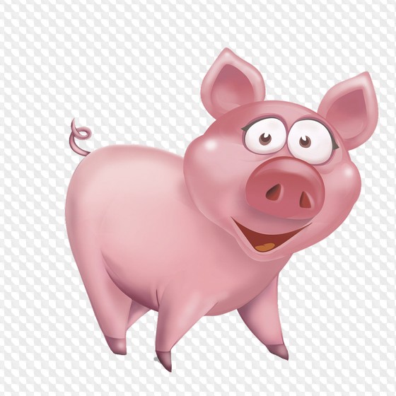 Updated: 73 PNG, PSD, Pig, Pigs in Christmas hats, on transparent ...