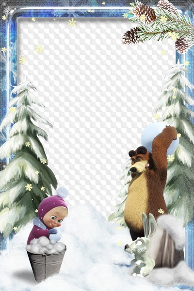 baby winter photo frames png