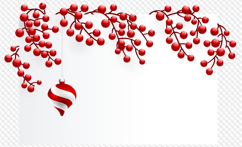 Updated: 86 PNG, Christmas clusters png on transparent background
