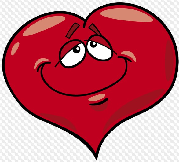 PSD, 49 PNG, Funny Hearts on transparent background