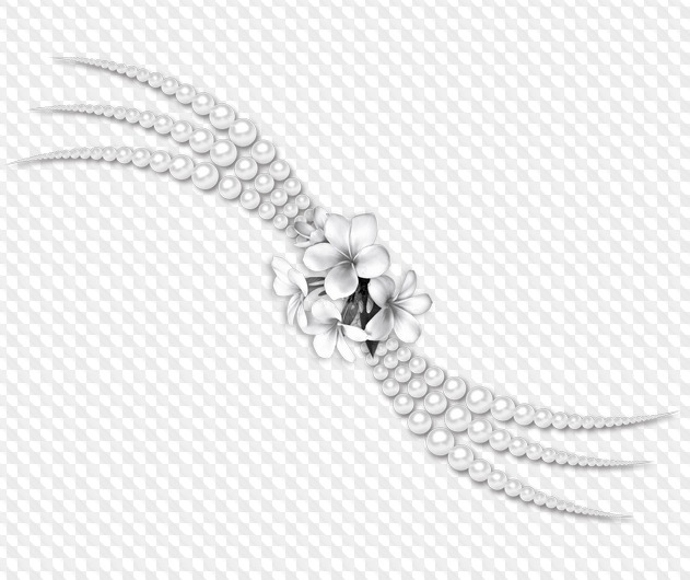 52 PNG, UPDATED: Pearl frames, elements from pearls, with transparent ...