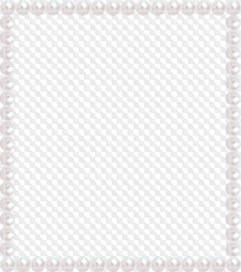 52 PNG, UPDATED: Pearl frames, elements from pearls, with transparent ...