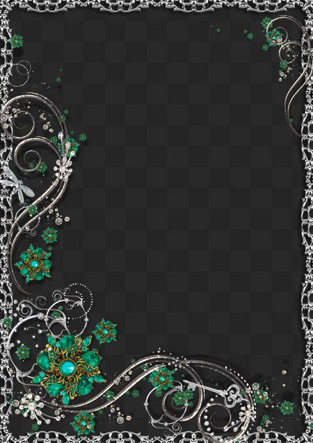 Photo Frame template - emerald