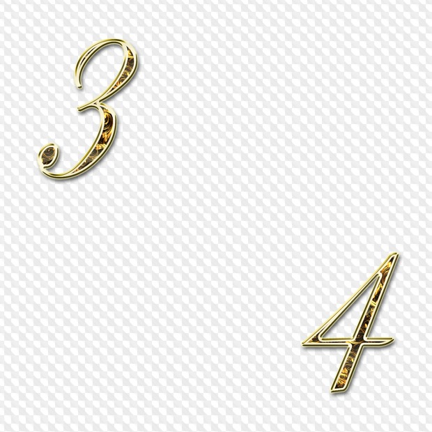 Gold Alphabet, letters, numbers, punctuation with patterns. PNG with ...