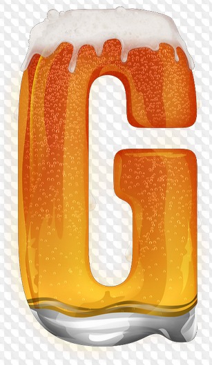 Beer Alphabet, letters, numbers and punctuation. transparent PNG images