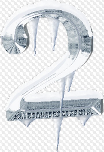 Ice Alphabet, letters, numbers and punctuation. PNG with transparent ...