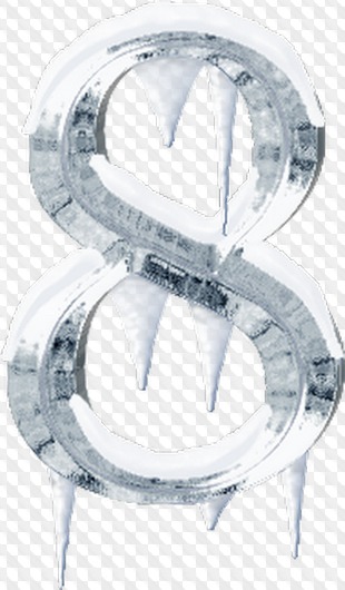 Ice Alphabet, letters, numbers and punctuation. PNG with transparent ...