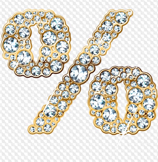 13 PNG, Diamond in gold, Numbers, PNG images with transparent background