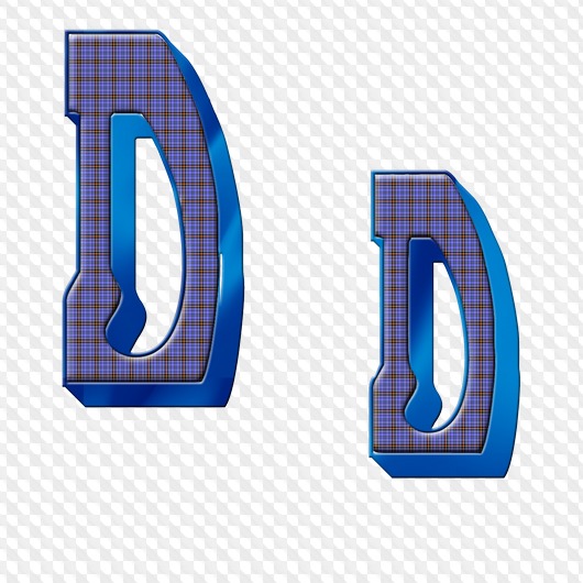 Blue Checkered Alphabet, letters, numbers and punctuation. Transparent ...