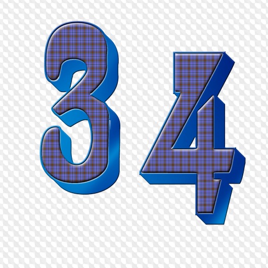 Blue Checkered Alphabet, letters, numbers and punctuation. Transparent ...