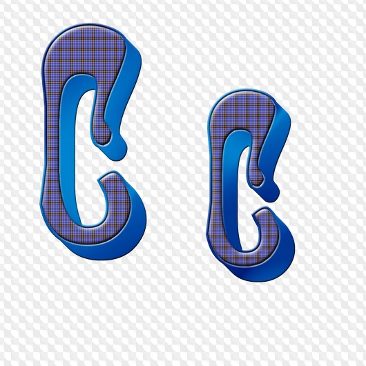 Blue Checkered Alphabet, letters, numbers and punctuation. Transparent ...