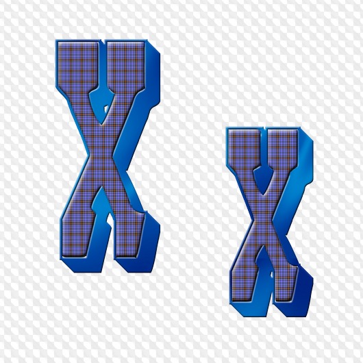 Blue Checkered Alphabet, letters, numbers and punctuation. Transparent ...