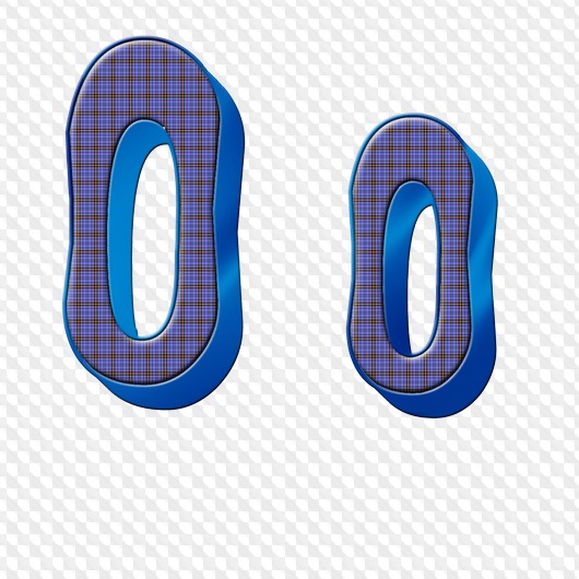 Blue Checkered Alphabet, letters, numbers and punctuation. Transparent ...