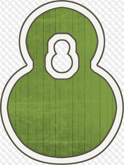 Green Numbers ( PSD | PNG ) Download