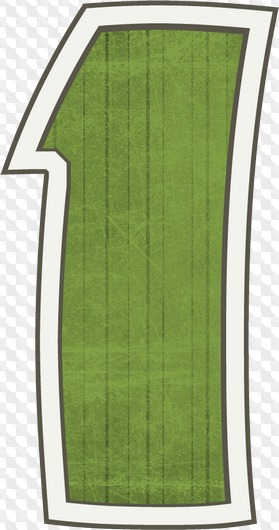 Green Numbers ( PSD | PNG ) Download