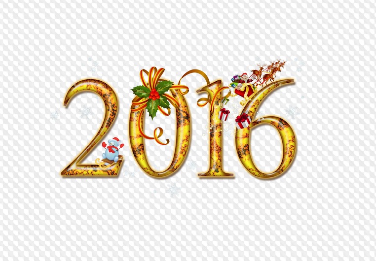 2016 Numbers, PNG, PSD