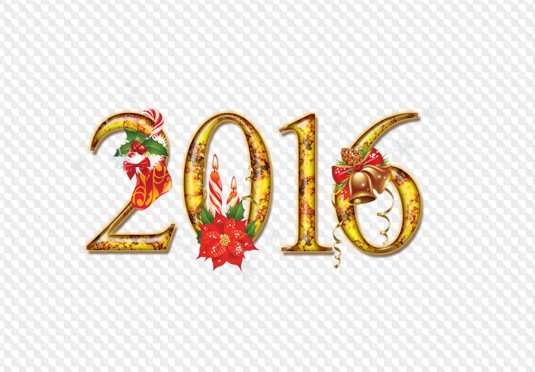 2016 Numbers, PNG, PSD