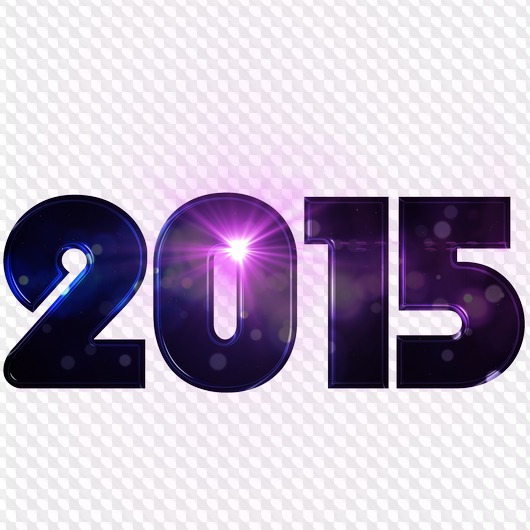 PNG, 2015 numbers on a transparent background
