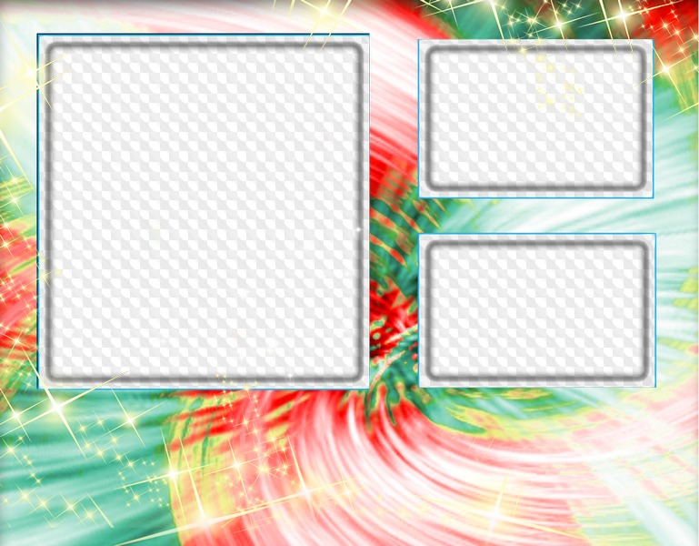 In the artist's studio - abstract frame psd + png download