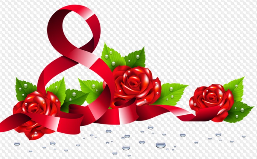 57 PNG, March 8 on transparent background, March 8 PNG Womens day