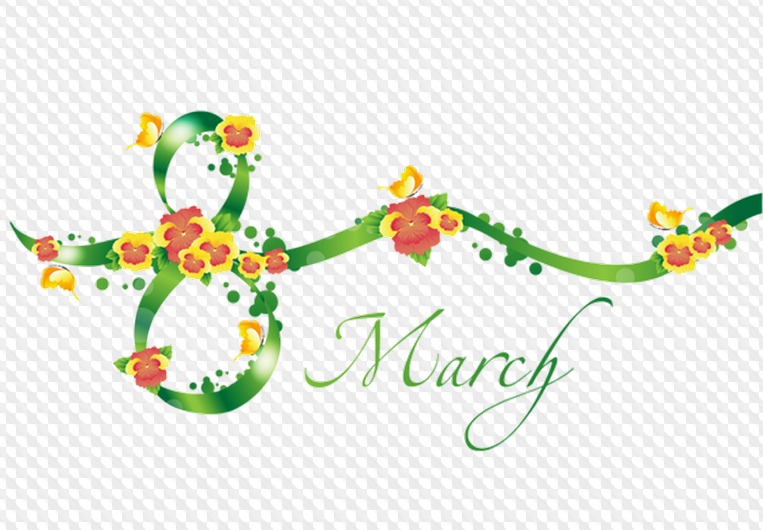 57 PNG, March 8 on transparent background, March 8 PNG Womens day