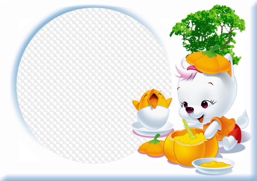 Download pack children's photo frames (11 png frames) in white style ...